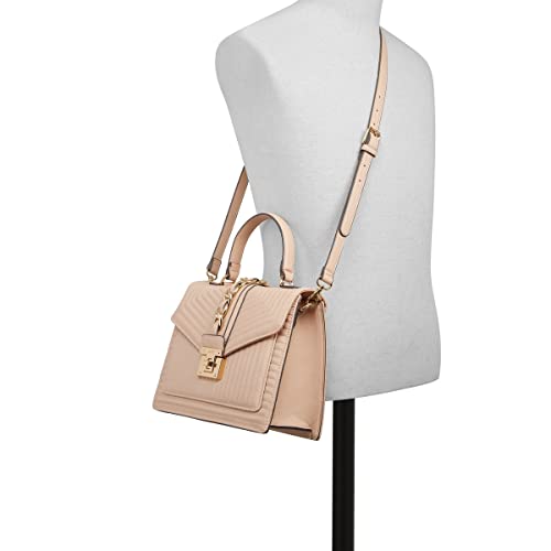 ALDO Womens Jerilini Top Handle Bag, Natural, Small