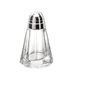 american metalcraft glass bullet salt or pepper shaker