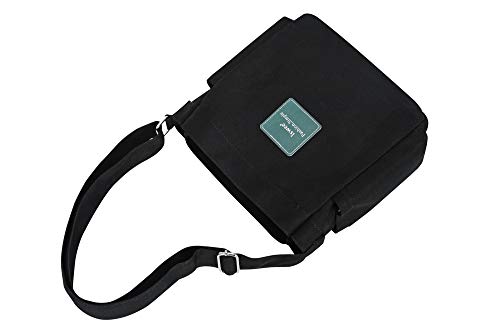 Iswee Women’s Canvas Shoulder Bag Small Hobo Purse and Handbag Crossbody Bag Messenger Bags (Black)