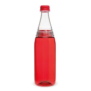 aladdin fresco twist and go two way lid water bottle, red, 0.7 litre