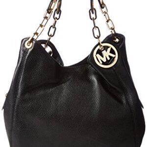 Michael Kors Fulton Large Shoulder Tote Black One Size