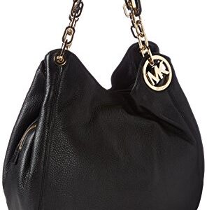 Michael Kors Fulton Large Shoulder Tote Black One Size