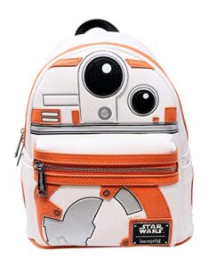 loungefly star wars bb-8 cosplay womens double strap shoulder bag purse