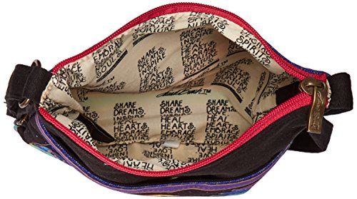 Laurel Burch 87932 Artistic Totes Crossbody 10"X10", Dogs & Doggies