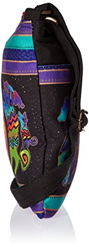 Laurel Burch 87932 Artistic Totes Crossbody 10"X10", Dogs & Doggies