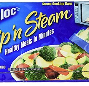 Ziploc Zip'N Steam Medium Cooking Bags, 10 CT (Pack - 3)