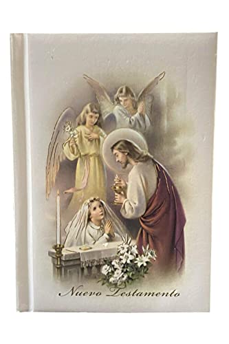 Lito First Communion Candle Set for Girls - White Candle Set Kit for Holy 1st Communion with Figurine - Spanish