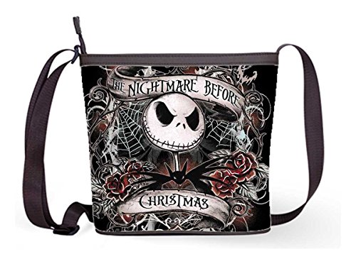 Fashion Casual and Popular Female Sling Bag Crossbody Bag Shoulder Bag with Jack And Sally Print