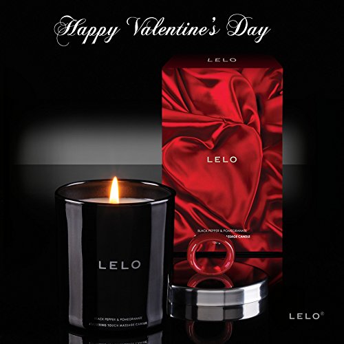 LELO Flickering Touch Massage Candle, Black Pepper/Pomegranate, 5.3 Ounces