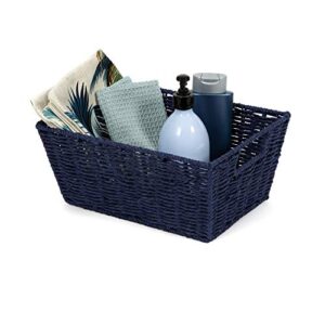 Compactor Etna Woven Storage Basket, Navy Blue