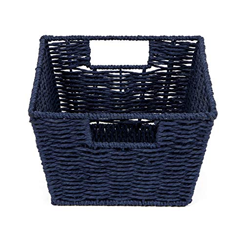 Compactor Etna Woven Storage Basket, Navy Blue