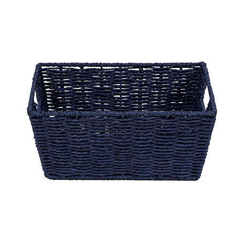 Compactor Etna Woven Storage Basket, Navy Blue