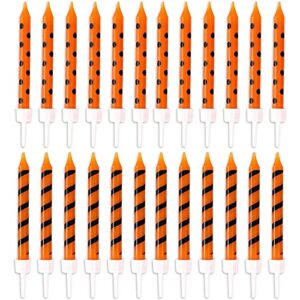 Basketball Party Cake Topper Candles in Holders (36 Pack)