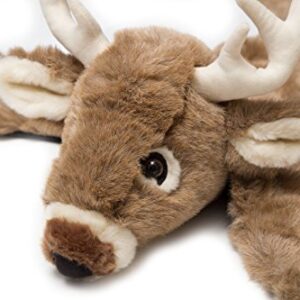 Carstens Plush White Tail Deer Animal Rug, Large