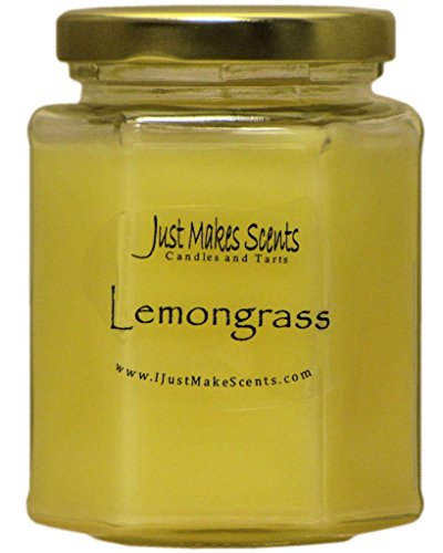 Lemongrass Scented Blended Soy Candle by Just Makes Scents