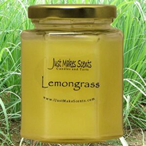 Lemongrass Scented Blended Soy Candle by Just Makes Scents