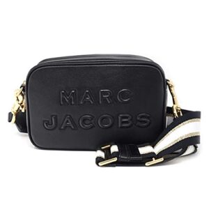 Marc Jacobs Flash Leather Crossbody Bag (Black Gold)