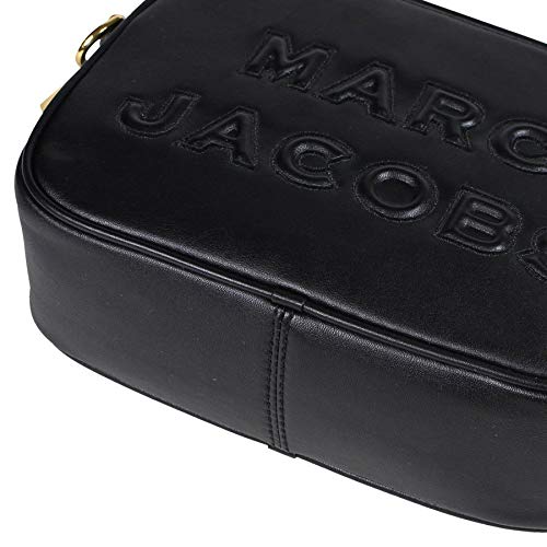 Marc Jacobs Flash Leather Crossbody Bag (Black Gold)