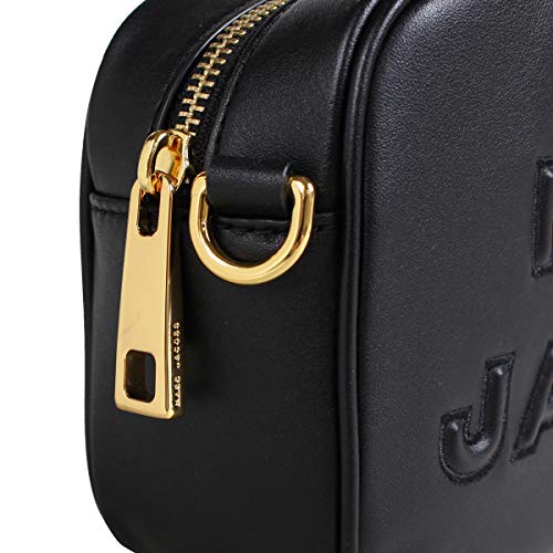 Marc Jacobs Flash Leather Crossbody Bag (Black Gold)