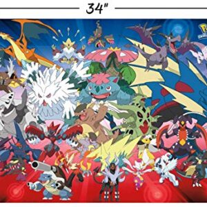 Trends International Pokemon Mega Evolutions Wall Poster 22.375" x 34", Dormitory