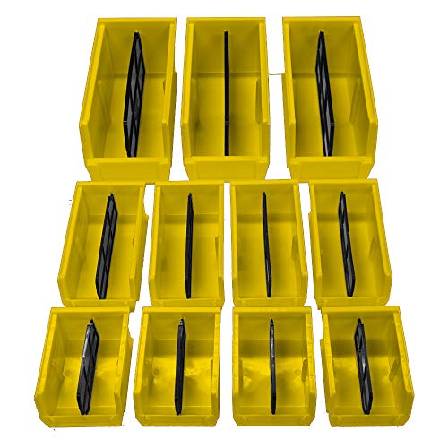 SecureIt Gun Storage Bin Kit 344 Storage Bin Kit: 11 Bins with Divider, Includes 3 Large Bins, 4 Medium Bins, 4 Small Bins, Great to Store Spare Mags, Ammo, and Accessories, Easy Clip to Grid Wall