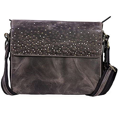 Gun Toten Mamas Buffalo Leather Clutch, One Size, Brown