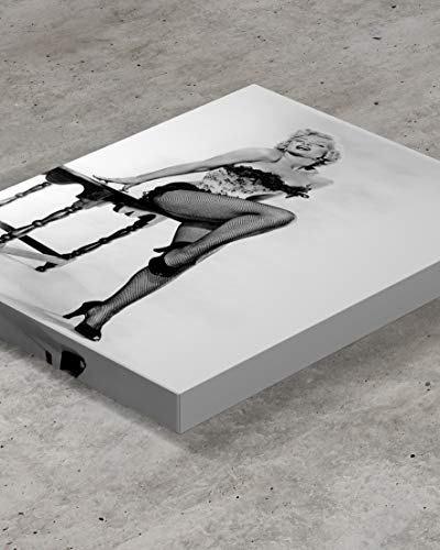 Marilyn Monroe Canvas Marilyn Monroe Bombshell Print Ready to Hang Canvas Beautiful Wall Decor 8" x 12"