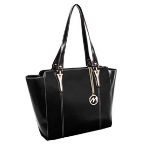 McKleinUSA ALDORA 97505 Black Leather Women's Business Tote