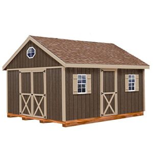 best barns easton 12 ft. x 16 ft. wood storage shed kit with floor including 4×4 runners