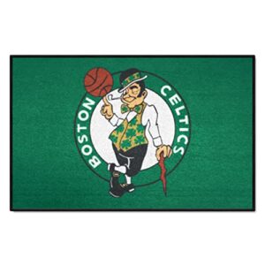 fanmats 11900 nba boston celtics nylon face starter rug , 19″x30″