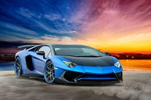 gifts delight laminated 36×24 poster: lamborghini aventador