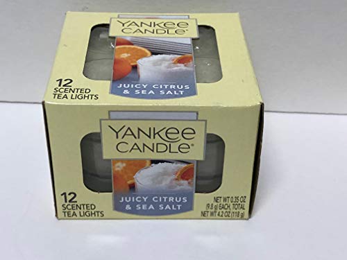 Yankee Candle Juicy Citrus & Sea Salt 12 Tea Lights