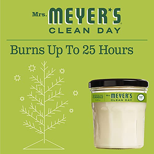 Mrs. Meyer's Clean Day Soy Candle Iowa Pine, 4.9 OZ (Pack of 1)