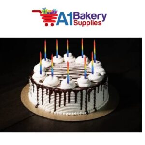 Party Candles Birthday Candles Cake Topper Candles (Rainbow)