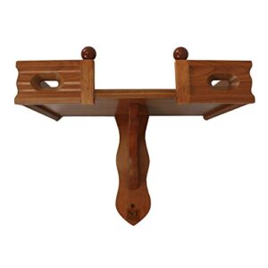 NT furniture Buddha Altar Shelf Stand Wooden Wall Rack Ming, (10x15x11 inches, Teak)