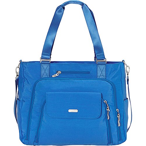 Baggallini womens Rfid Integrity Tote, Azure Blue, One Size US