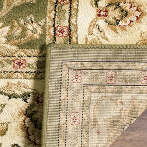 SAFAVIEH Lyndhurst Collection 2'3" x 6' Sage / Ivory LNH212C Traditional Oriental Non-Shedding Living Room Entryway Foyer Hallway Bedroom Runner Rug