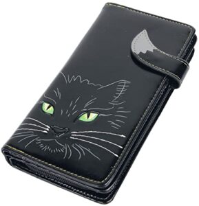 nemesis now lucky cat purse 19cm black, pu, 18.5cm