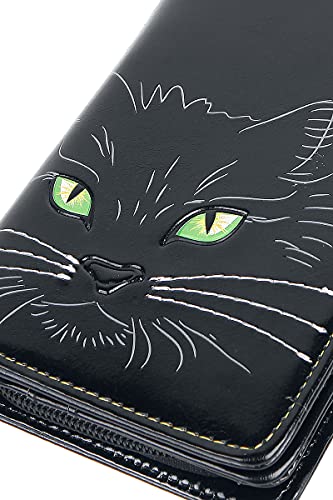 Nemesis Now Lucky Cat Purse 19cm Black, PU, 18.5cm