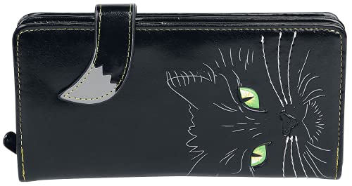 Nemesis Now Lucky Cat Purse 19cm Black, PU, 18.5cm