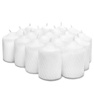 general wax votive candle scntfrln 15hr white 20pc