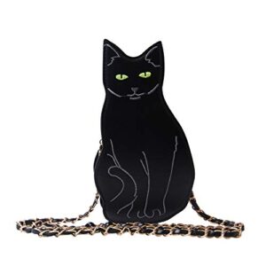 lui sui womens black cat purse crossbody bags girls bat wing spider web shoulder bags flamingo animal purse chic clutch bags