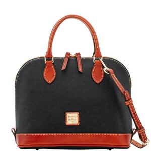 dooney & bourke pebble grain zip zip satchel