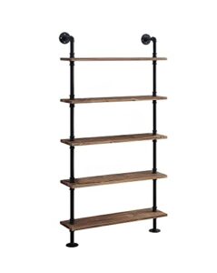 4d concepts anacortes shelfs, black pipe/brown shelves