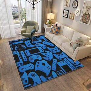 Home Area Runner Rug Video Game Controller Gadgets Seamless Thickened Non Slip Mats Doormat Entry Rug Floor Carpet for Living Room Indoor Outdoor Throw Rugs