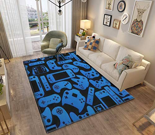 Home Area Runner Rug Video Game Controller Gadgets Seamless Thickened Non Slip Mats Doormat Entry Rug Floor Carpet for Living Room Indoor Outdoor Throw Rugs