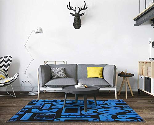 Home Area Runner Rug Video Game Controller Gadgets Seamless Thickened Non Slip Mats Doormat Entry Rug Floor Carpet for Living Room Indoor Outdoor Throw Rugs