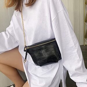 Women's Fashion PU Crossbody Bag Chest Pocket Shoulder Bag Shopping Bag Chest Bag Travel Pouch