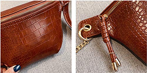 Women's Fashion PU Crossbody Bag Chest Pocket Shoulder Bag Shopping Bag Chest Bag Travel Pouch