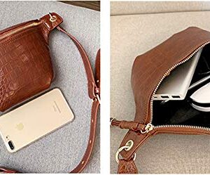 Women's Fashion PU Crossbody Bag Chest Pocket Shoulder Bag Shopping Bag Chest Bag Travel Pouch